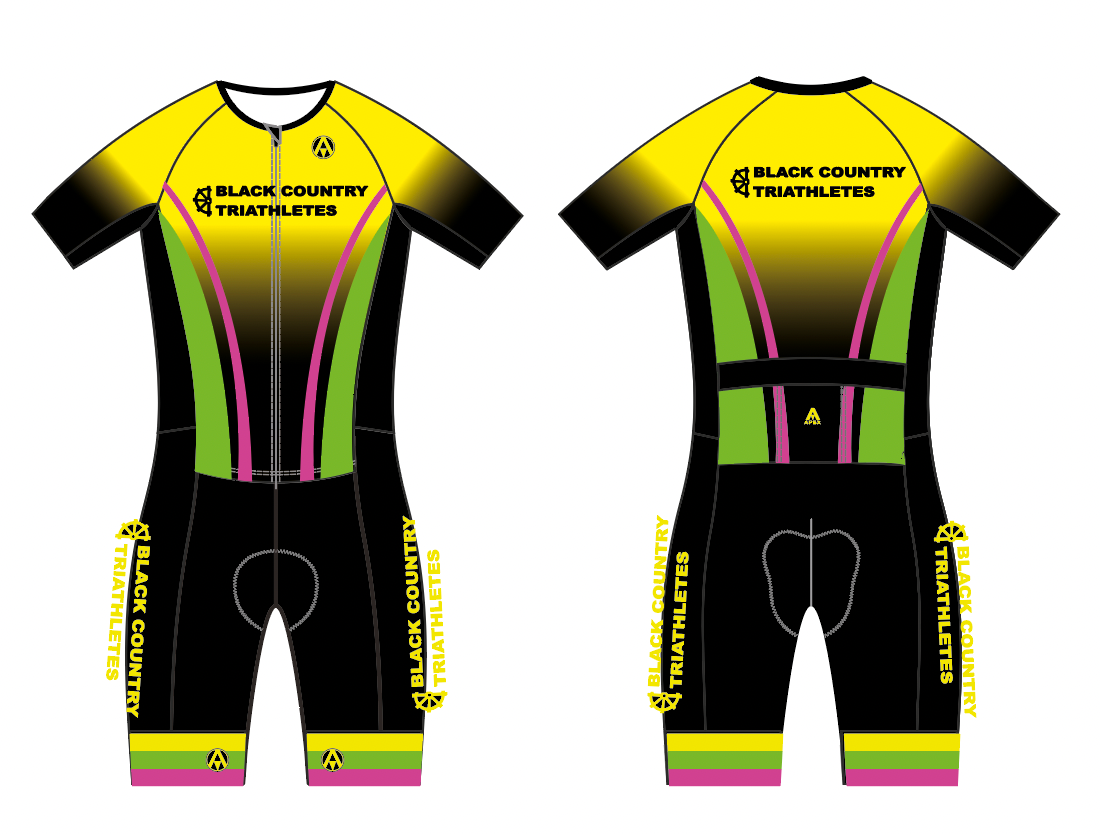 BLACK COUNTRY TRI PRO ENDURANCE RACE SPEED TRI SUIT