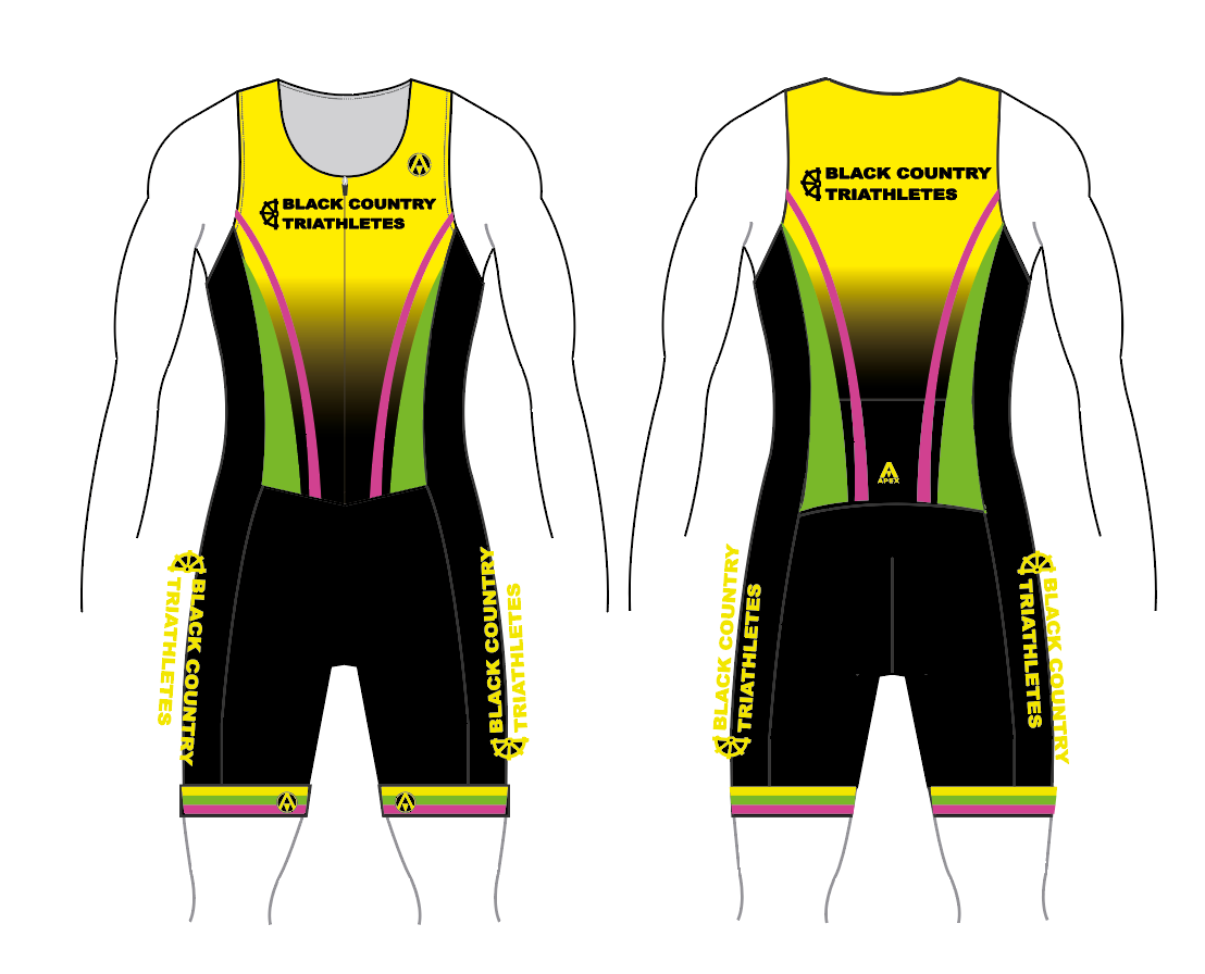 BLACK COUNTRY TRI TEAM TRI SUIT - KIDS – apexcustomclothing