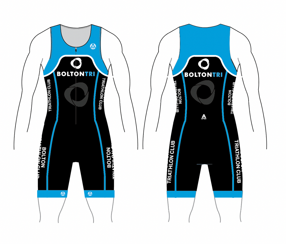 BOLTON TRI TEAM TRI SUIT – apexcustomclothing