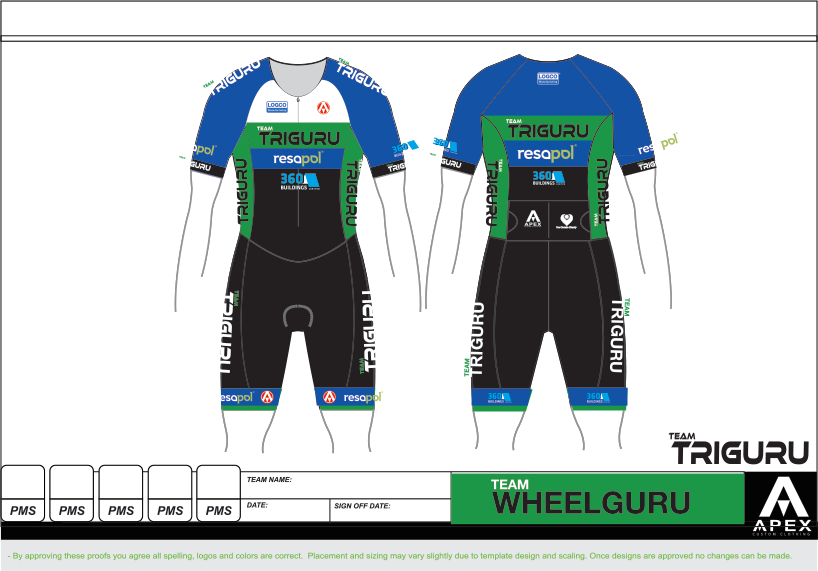TRIGURU PRO SPEED TRI SUIT – apexcustomclothing